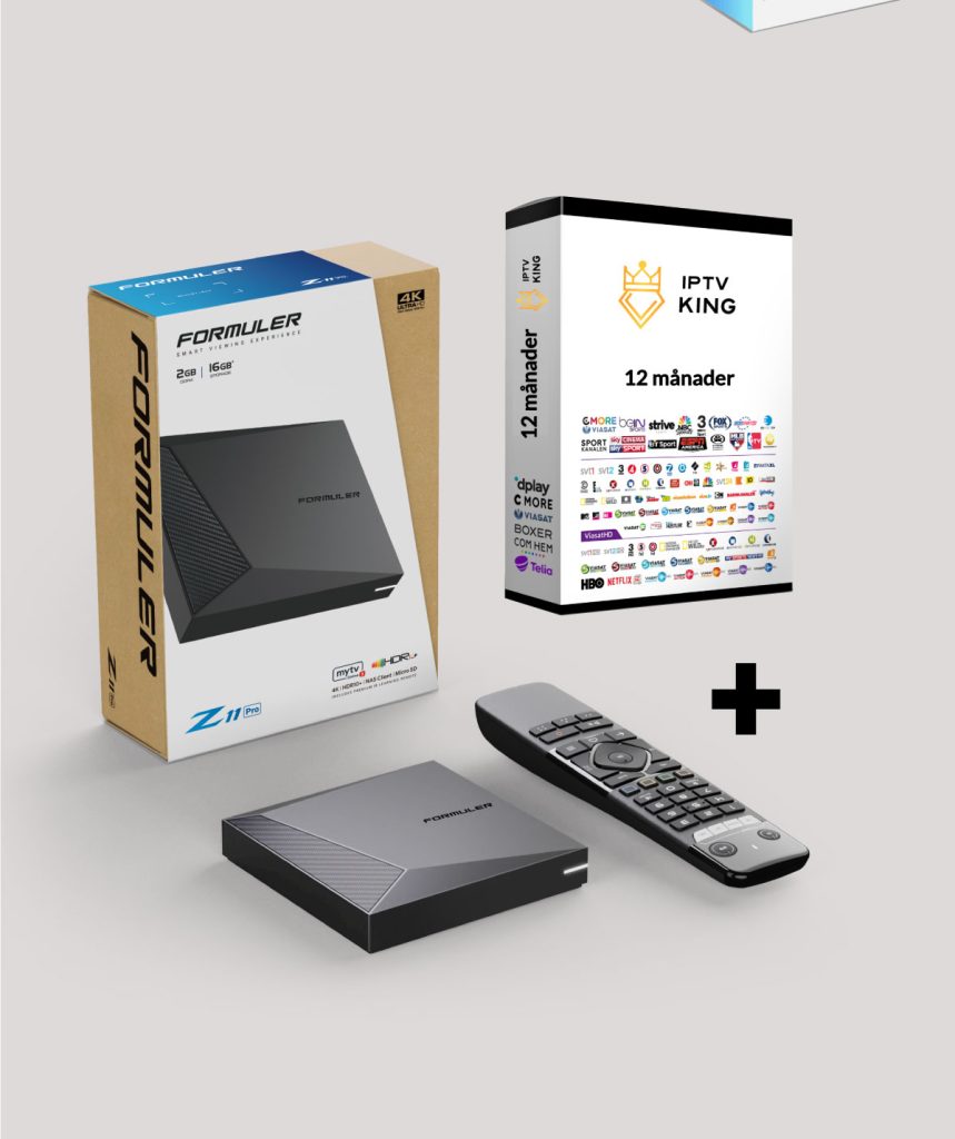 IPTV för Formuler Z11 Pro + 1 Year - IPTV King